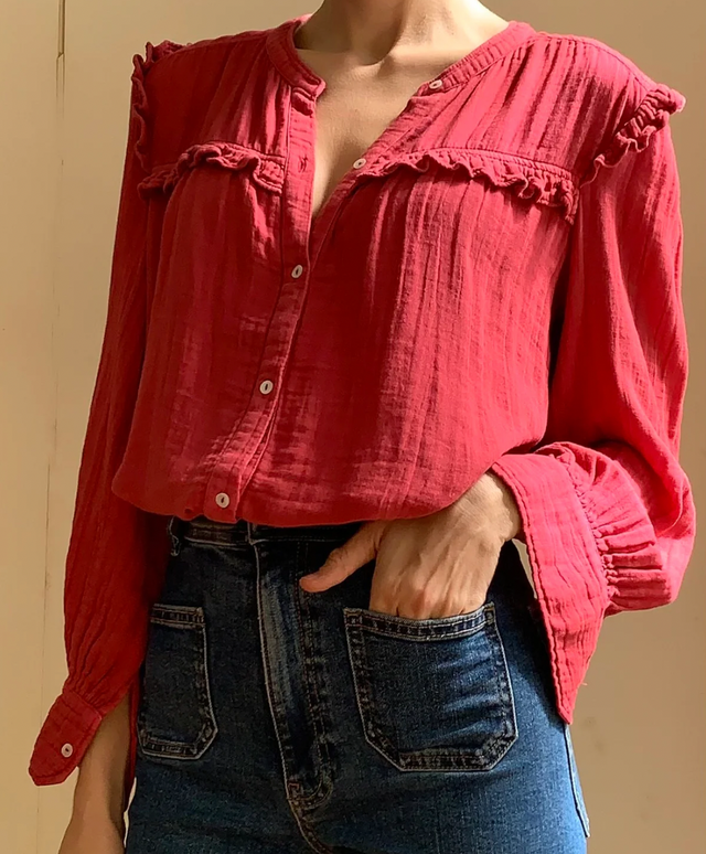 Marie Louise De Monterey Isabella Blouse – Long Weekend Store