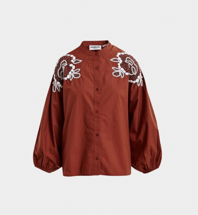 Essentiel Cotton Beaded Blouse – Long Weekend Store